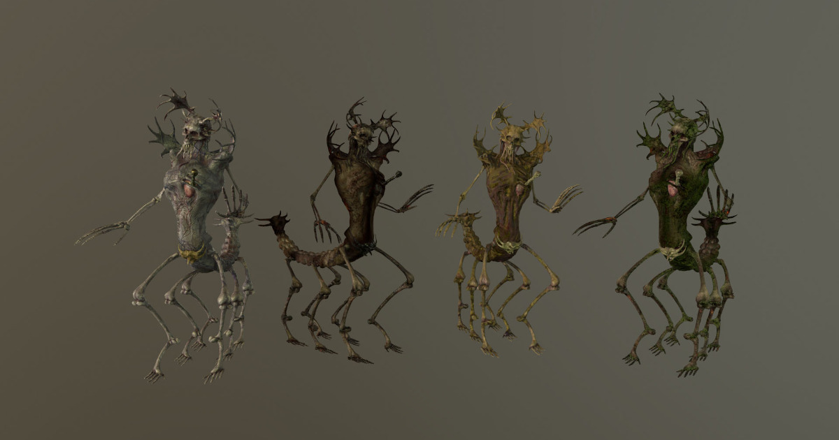 Bone Monster Lord | 3D Creatures | Unity Asset Store