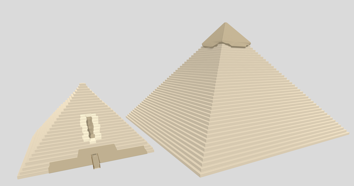 Pyramid of Giza 3D Model | 3D Exterior | Unity Asset Store