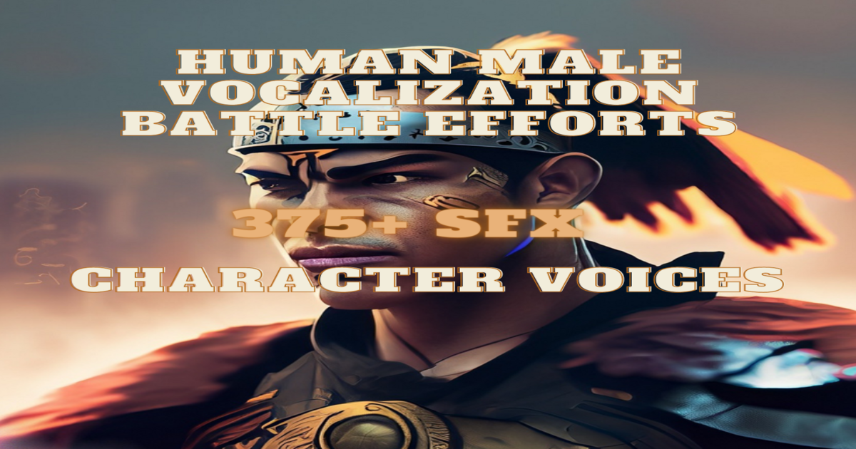 Human Male Vocalization Battle Efforts & Character Voices | Voices ...