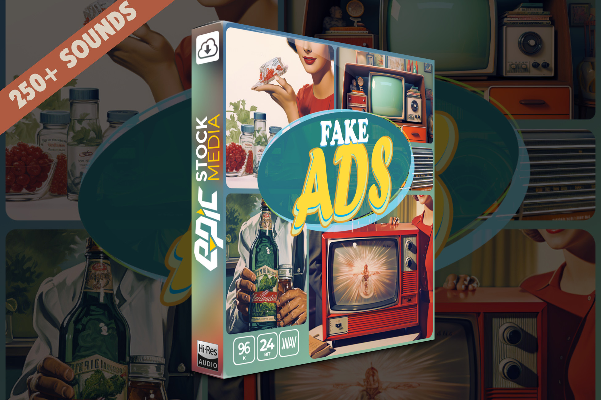 Fake Advertisements and Radio Sound Effects Audio Construction Kit ...