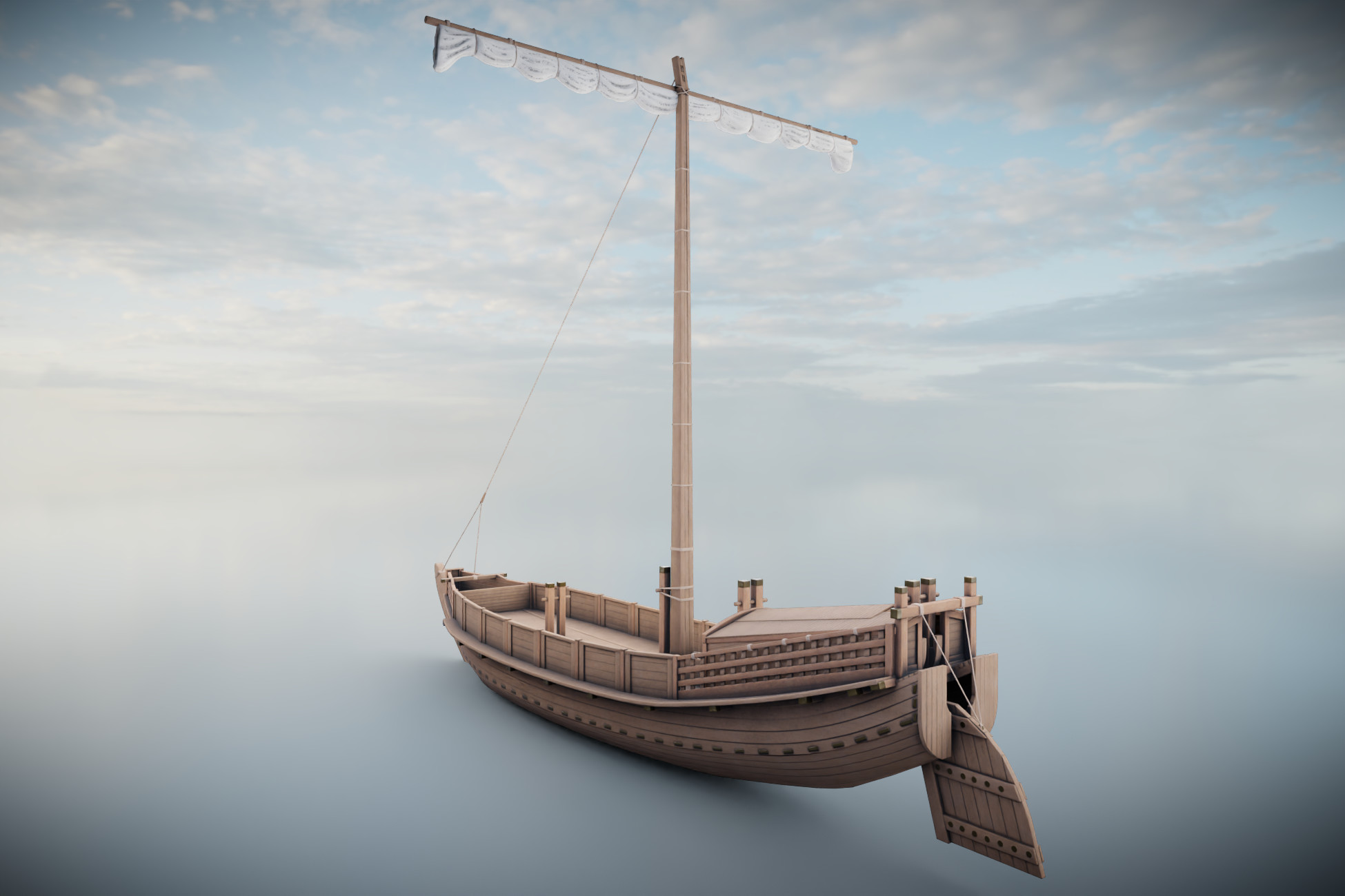 Godairikisen (Japanese Ship) | 3D Sea | Unity Asset Store