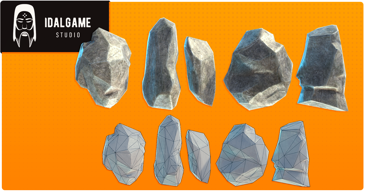 Rock Pack - Low poly | 3D Landscapes | Unity Asset Store