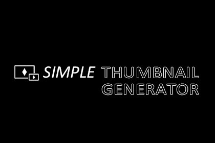 Simple Thumbnail Generator | Unity AssetStore概要 优惠信息 beta