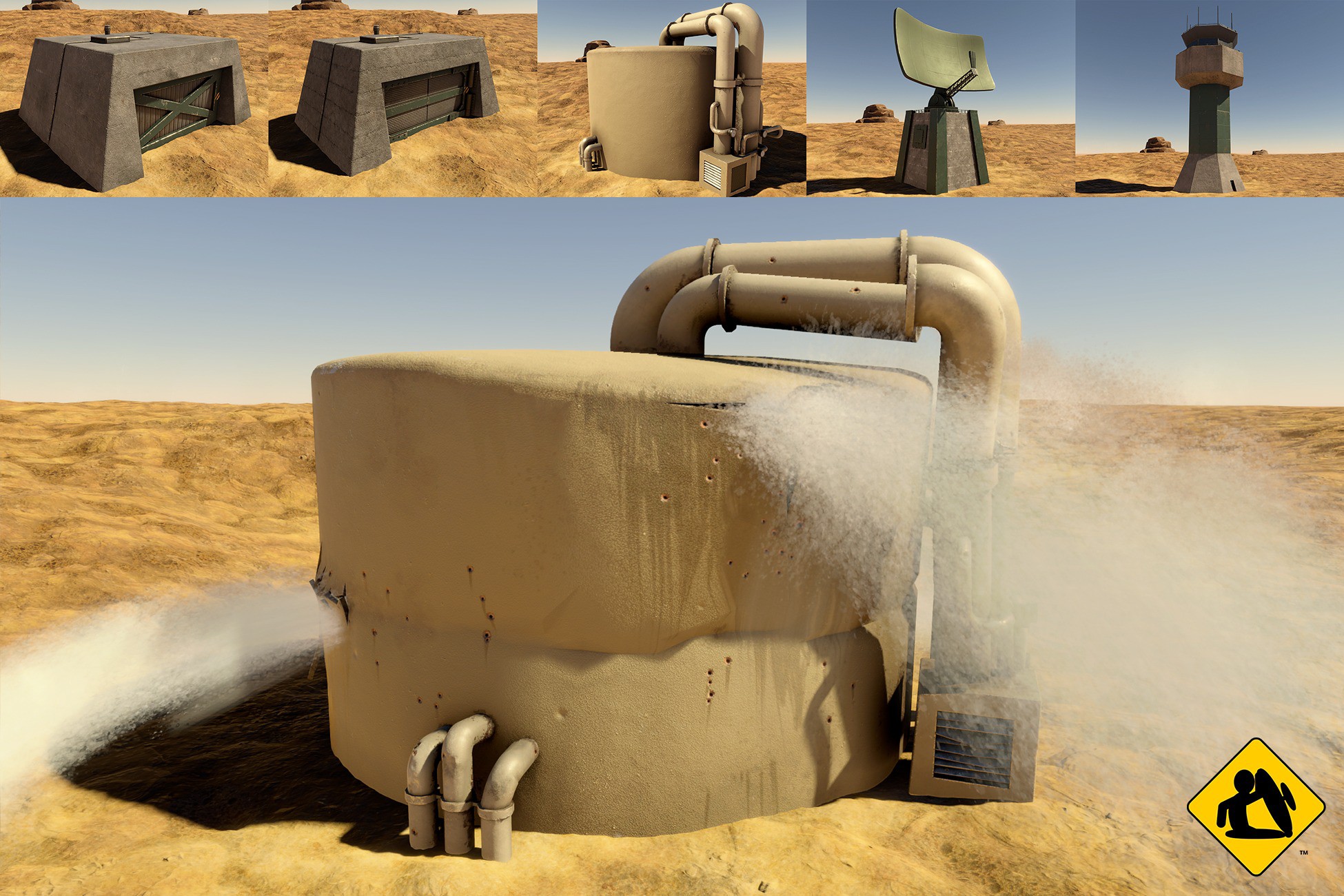 Mech Simulator HD Graphics - Buildings | 3D Exterior | Unity Asset Store