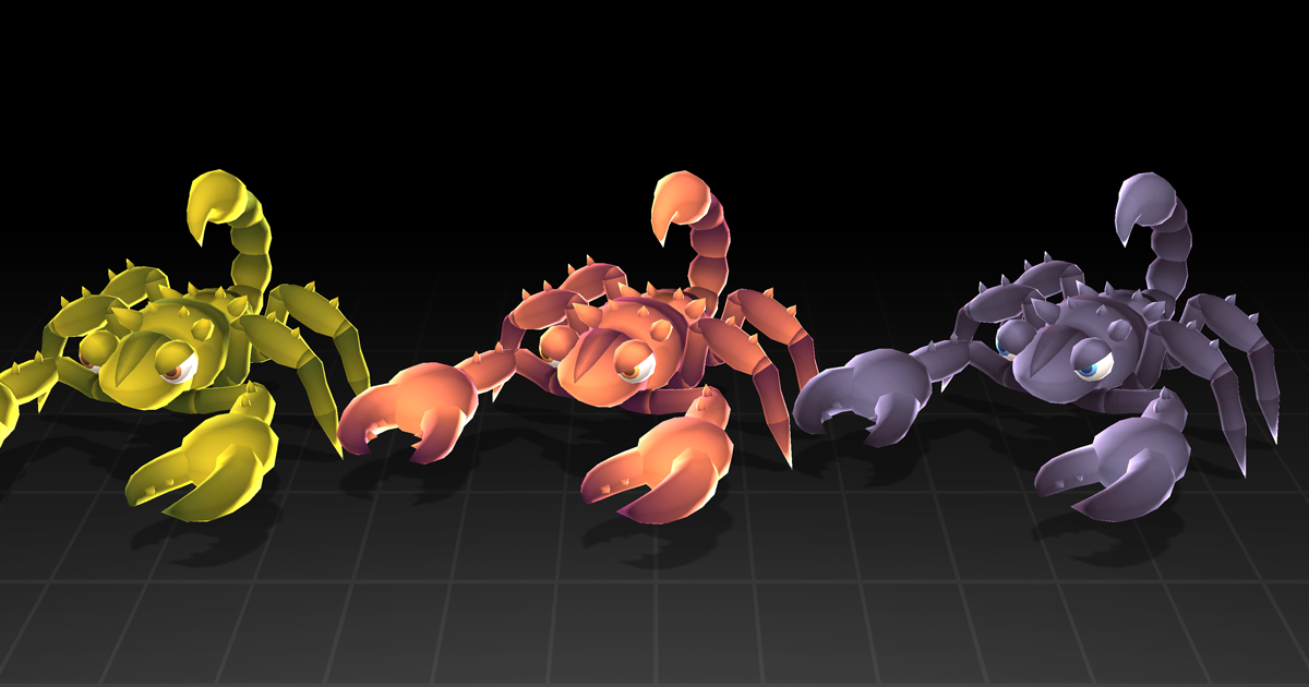 Poly HP - Scorpion | 3D Creatures | Unity Asset Store