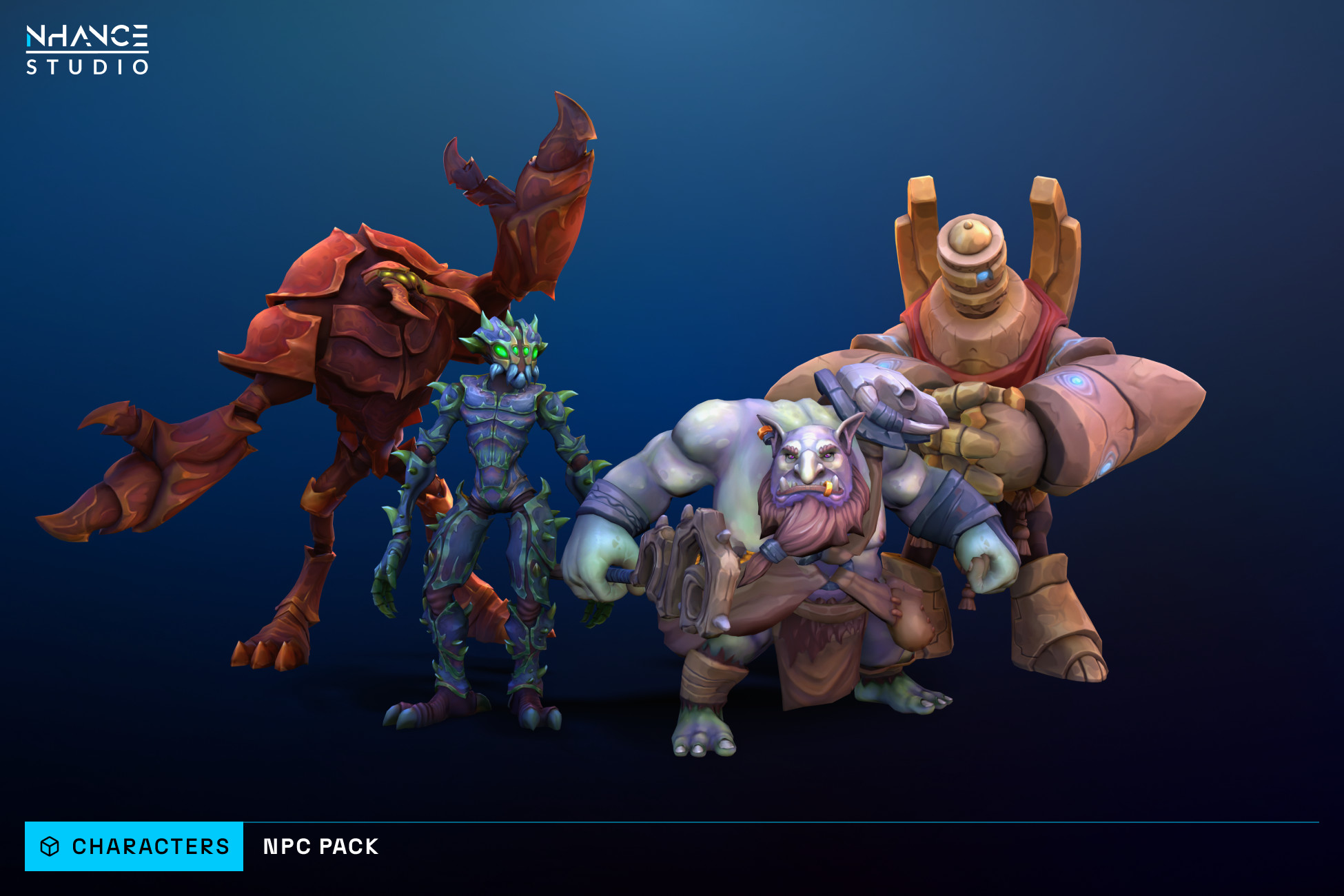 Stylized Fantasy NPC Pack | 3D 캐릭터 | Unity Asset Store