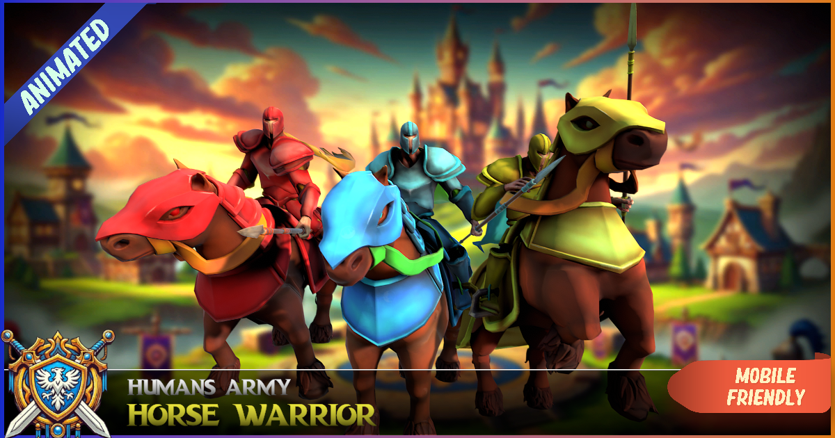 Humans army - Horse Warrior | Characters | Unity Asset Store