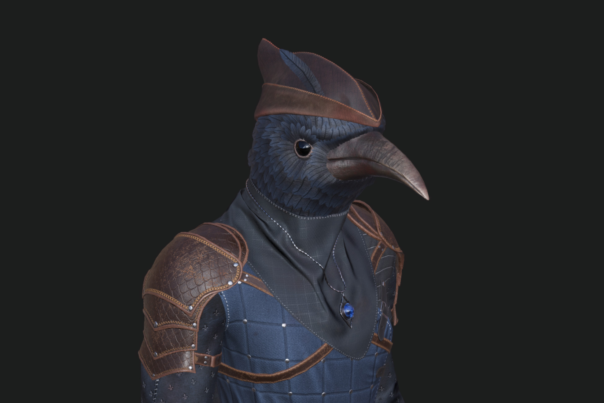 Raven Medieval Creature | 3D Humanoids | Unity Asset Store