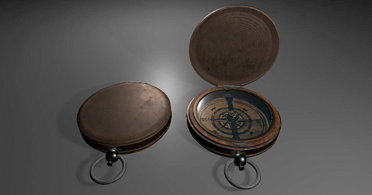 Antique Compass | 3D Props | Unity Asset Store