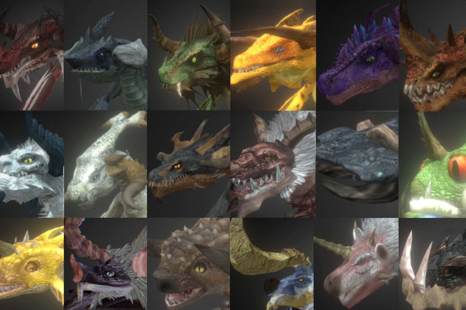 Pack - Elemental Wyverns FULL | 3D Creatures | Unity Asset Store