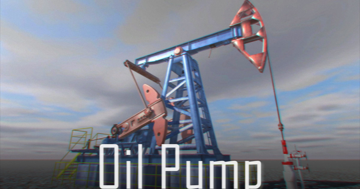 Oil Pump | 3D Industrial | Unity Asset Store