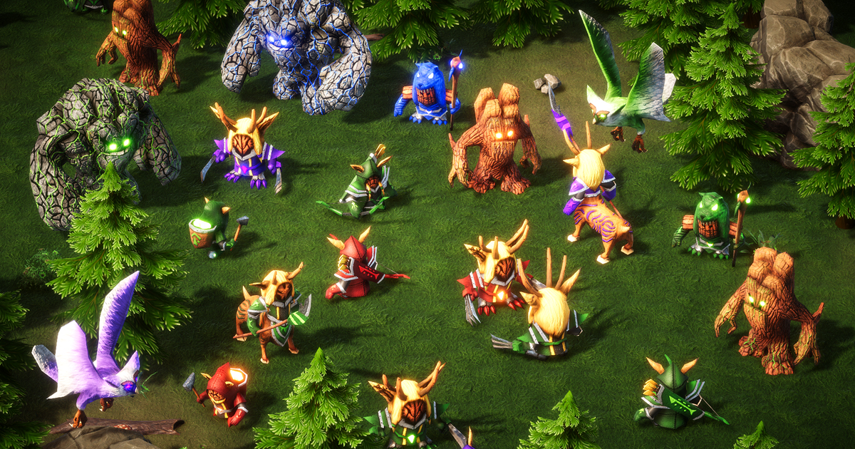 RTS Mini Legion Elf Sentinel PBR | 3D Humanoids | Unity Asset Store