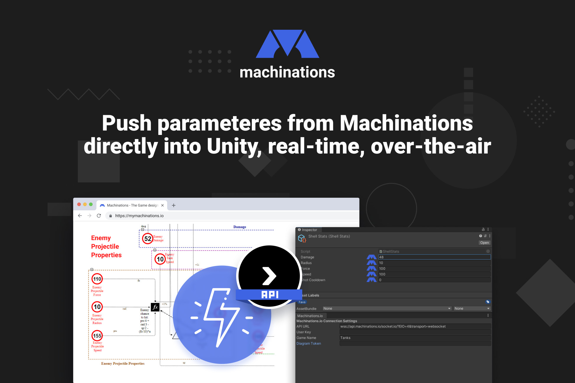 Machinations Up Integration Unity Asset Store