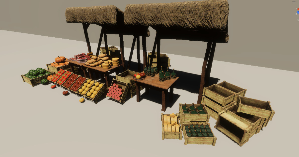 RPG Food Props DEMO | 3D 食べ物 | Unity Asset Store