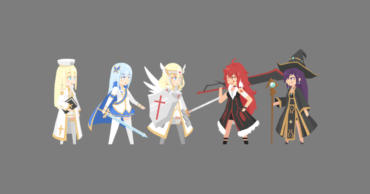 Cute 2D Girl - Fantasy Character Kit | 2D Characters | Unity Asset Store