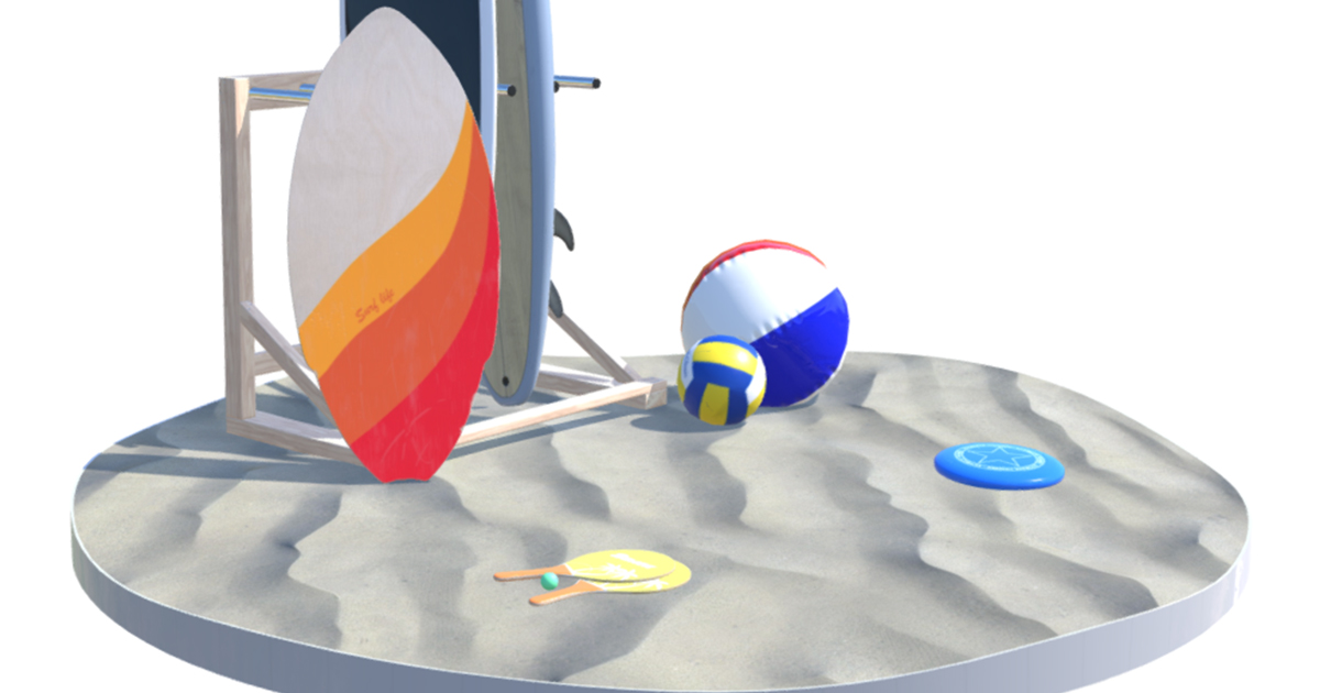 Beach Sports Pack | 3D Props | Unity Asset Store