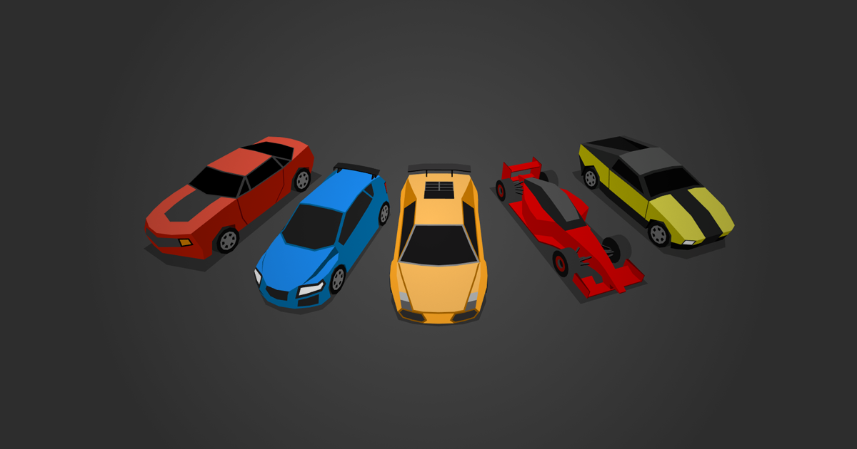 Mobile Toon Cars Free | 3D Land | Unity Asset Store