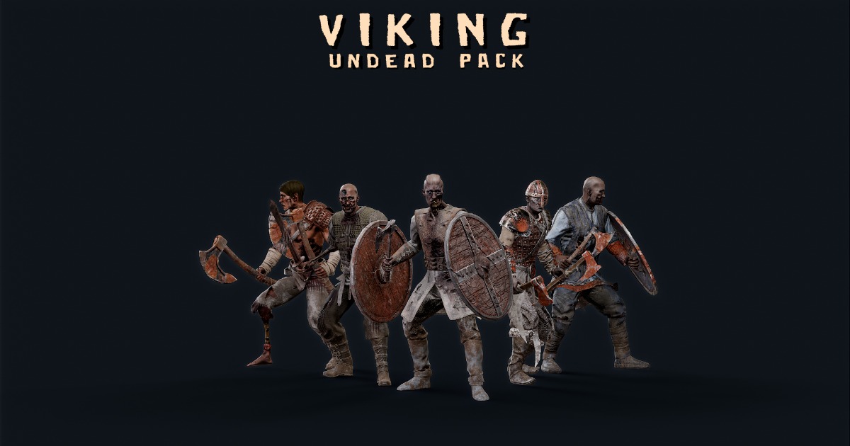 VIKING UNDEAD PACK | 3D Humanoids | Unity Asset Store