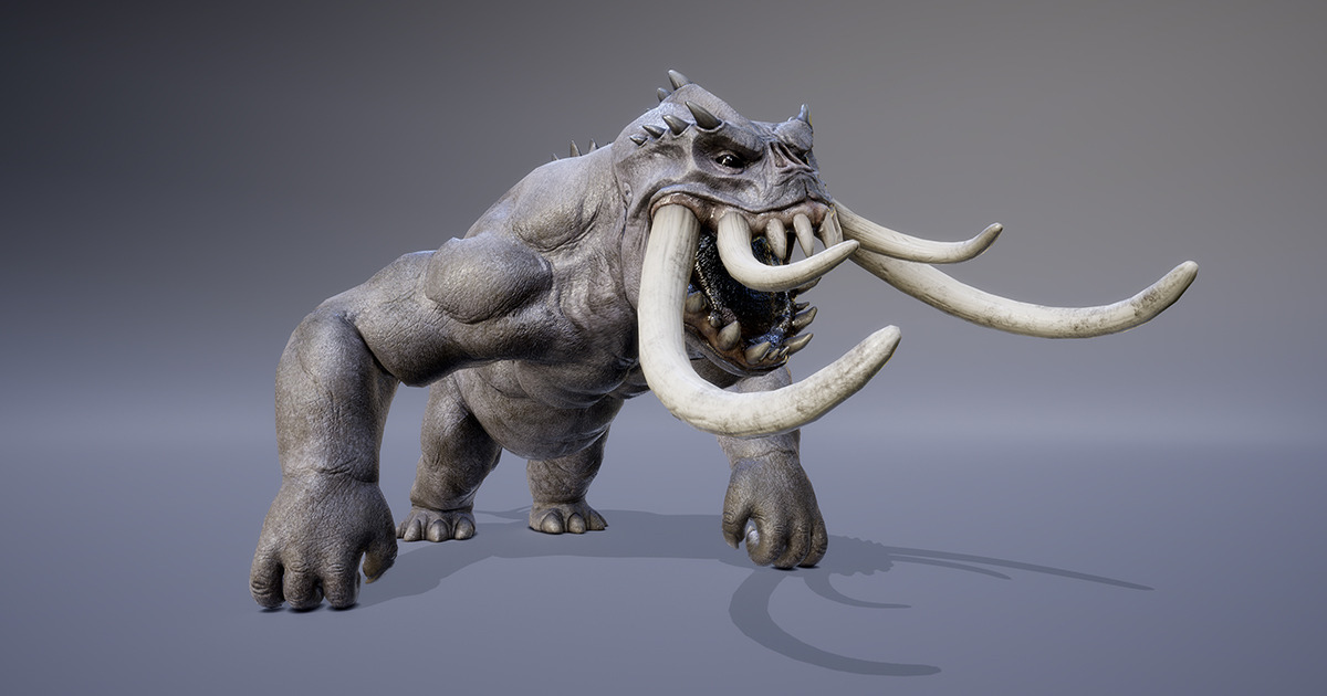 MONSTER: EBURIGORIA FEROX | 3D Creatures | Unity Asset Store