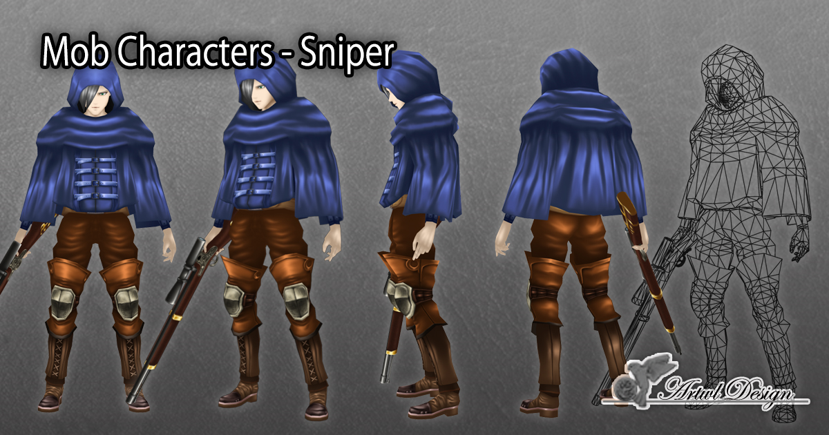 MobCharacters-Sniper | Characters | Unity Asset Store