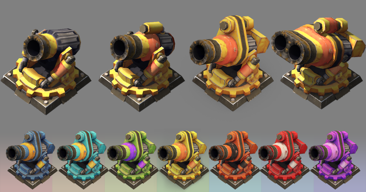 Fatty Mortar | 3D Weapons | Unity Asset Store