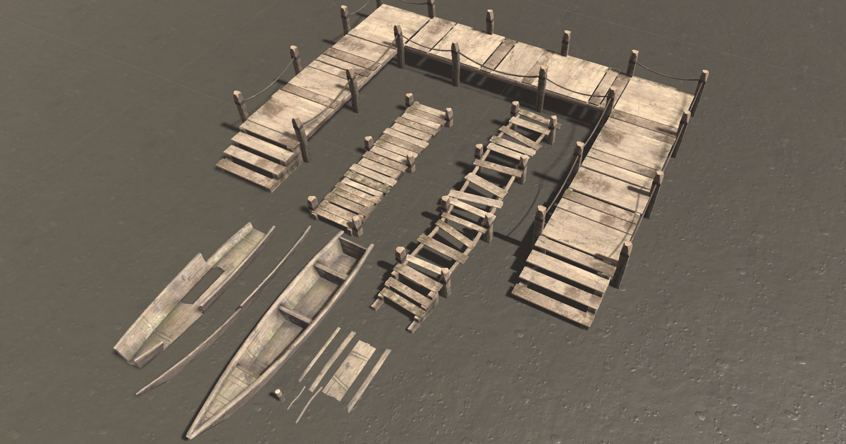 Shipwreck Boats | 3D Sea | Unity Asset Store