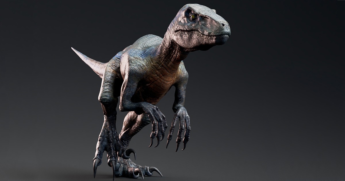 Raptor Dinosaur - Hybrid Velociraptor | 3D Creatures | Unity Asset Store