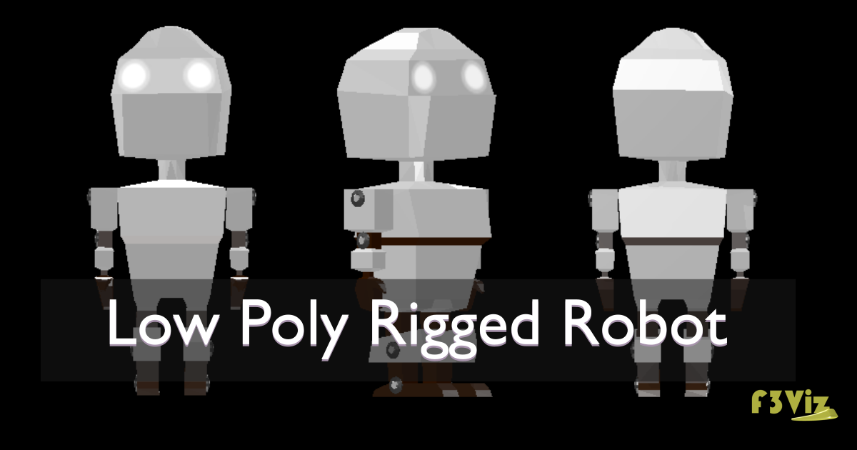 Low Poly Rigged Robot | 3D Robots | Unity Asset Store