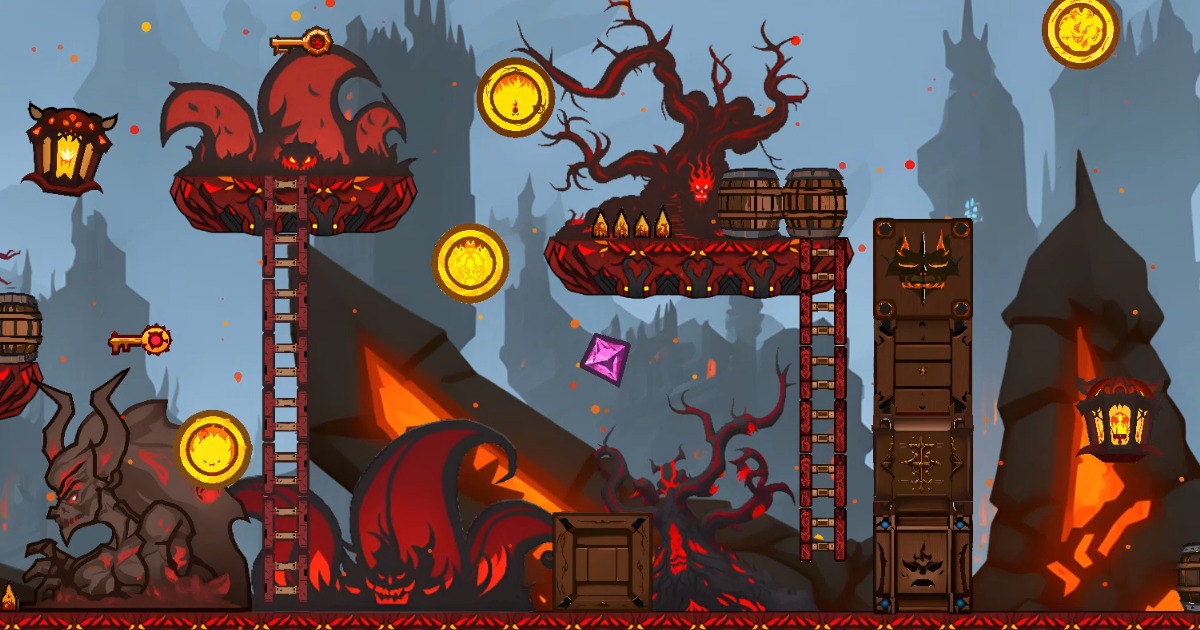 2D Inferno pack | Hell environment collection | Inferno mega bundle ...