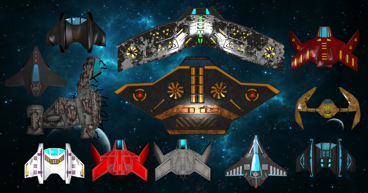 SpaceShip Battle Pack | 3D Space | Unity Asset Store