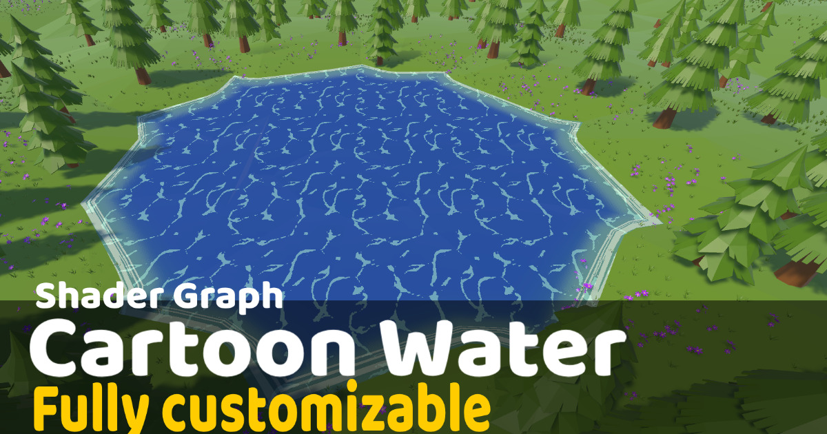 Cartoon water shader | 시각 효과 셰이더 | Unity Asset Store
