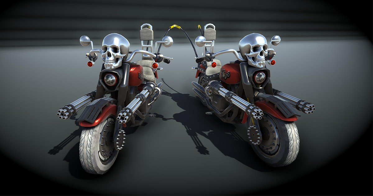 Warrior Bike Off Road | 3D Land | Unity Asset Store