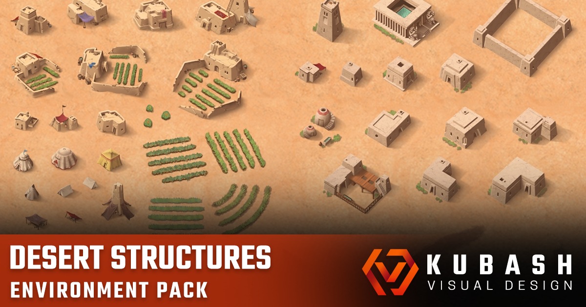 Environment Pack - Desert Structures | 2D Building | Unity Asset Store