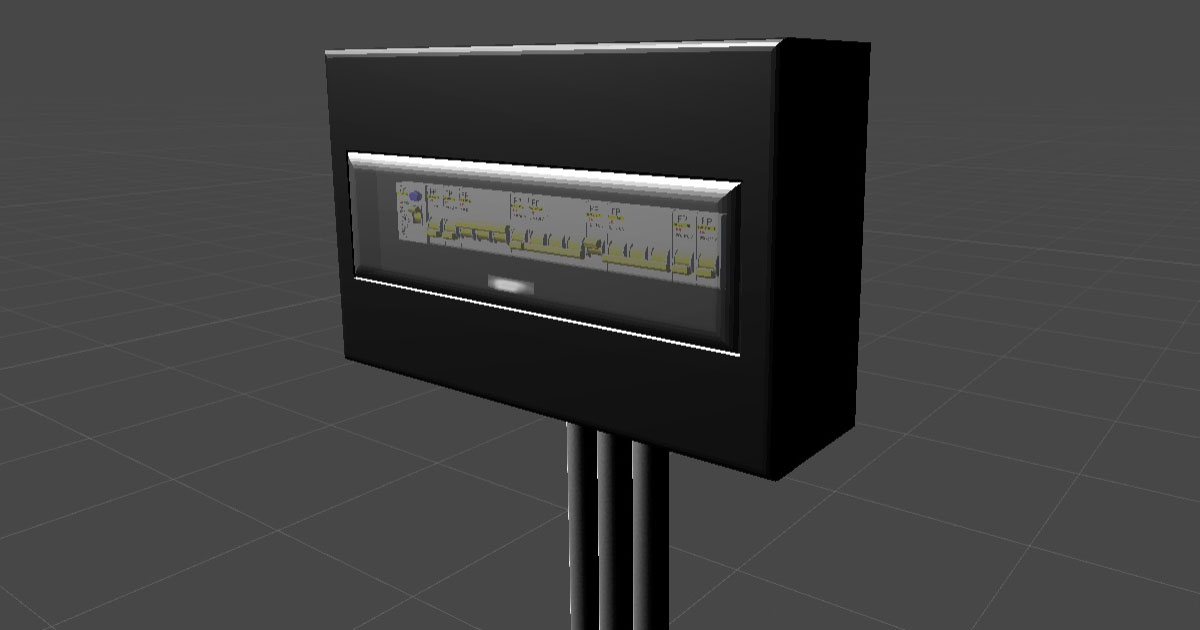 Electrical shield 2 | 3D Props | Unity Asset Store