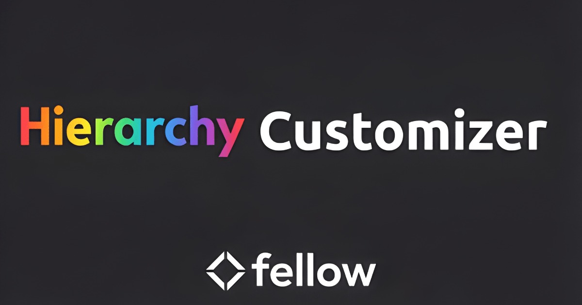 Fellow Hierarchy Customizer | Utilities Tools | Unity Asset Store
