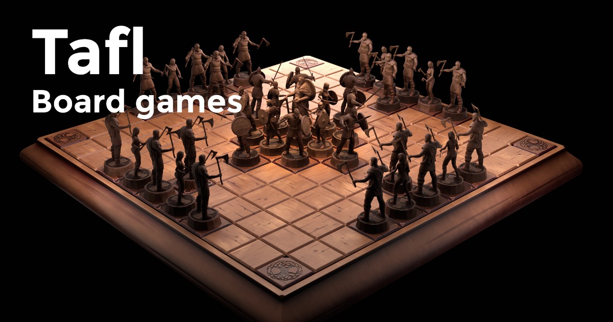 Tafl Board Game | 3D Props | Unity Asset Store