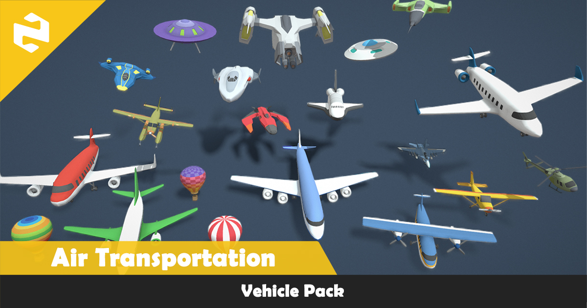Vehicle Pack - Air Transportation | 3D Vehicles | Unity Asset Store
