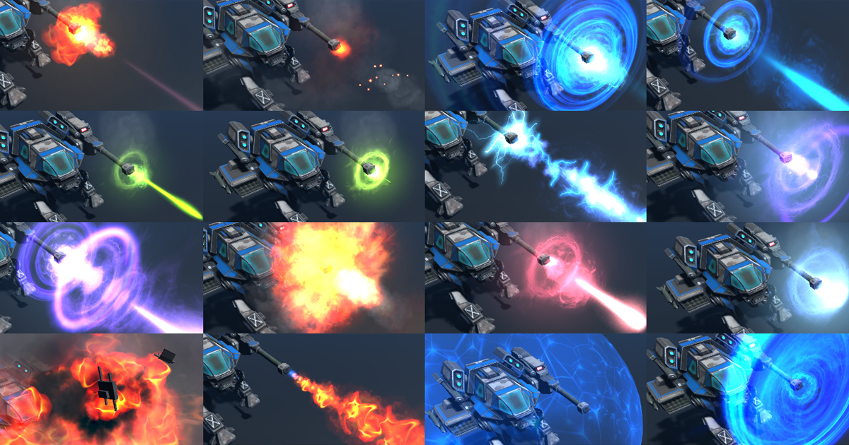 VFX For Sci-Fi RTS v2 | VFX Particles | Unity Asset Store