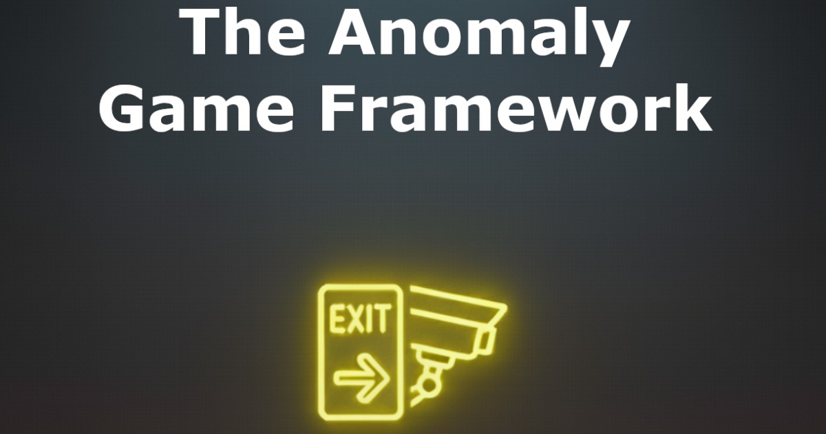 The Anomaly Game Framework | Systems | Unity Asset Store