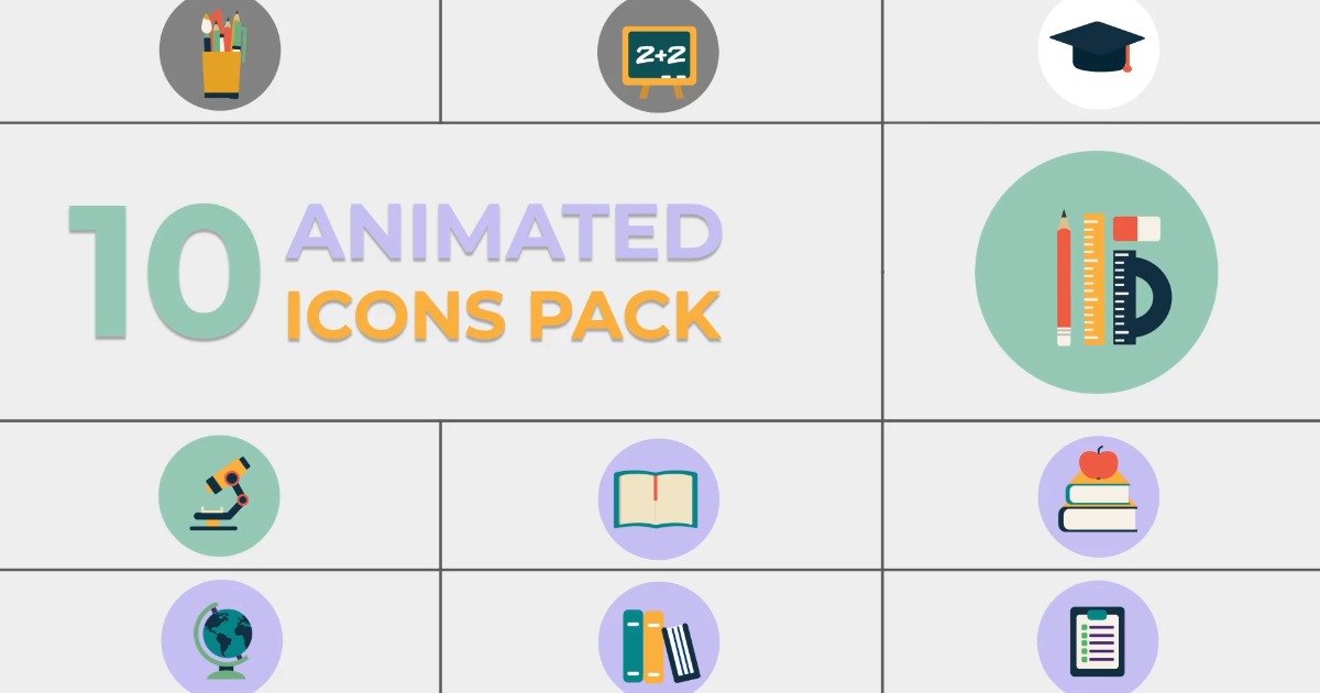 Education Icons | 2D Textures & Materials | Unity Asset Store