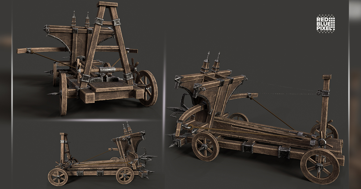 Medieval Siege Weapons Vol 2 | 3D Props | Unity Asset Store