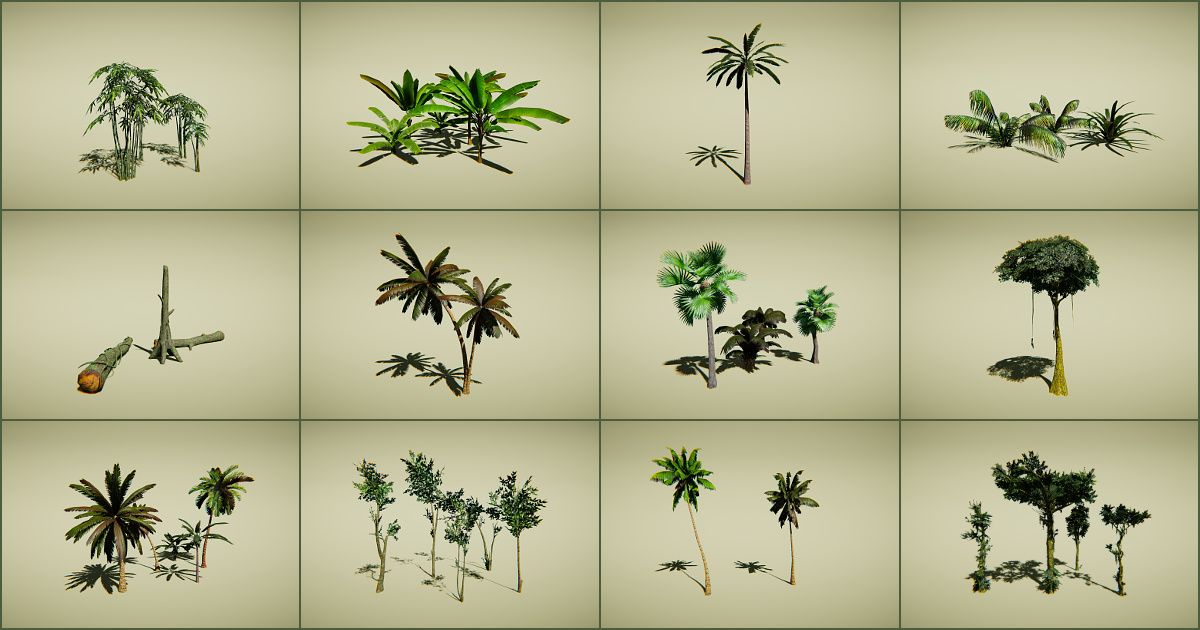 Animated Tropical Vegetation | 3D Vegetation | Unity Asset Store
