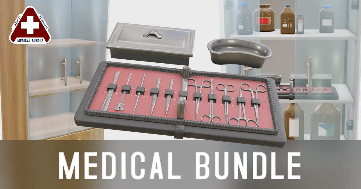 Medical Instruments Bundle 3d Unity Asset Store