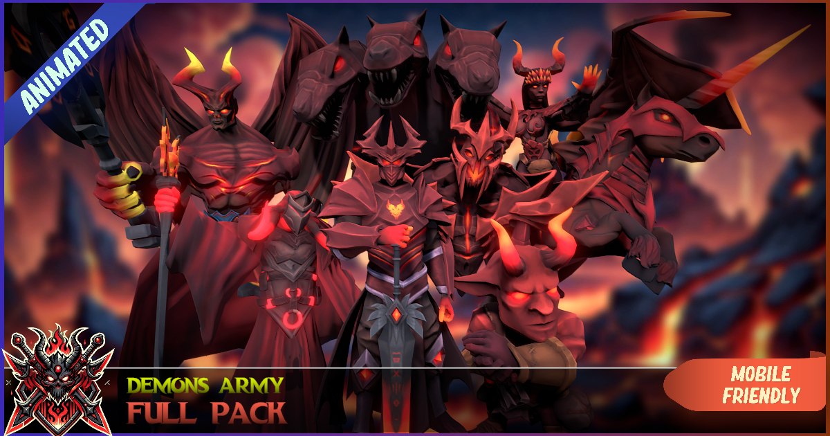 Demons army - Full Pack | Characters | Unity Asset Store