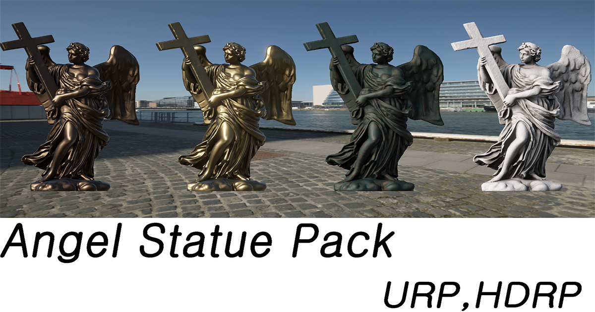 Angel Statue Pack | 3D Props | Unity Asset Store