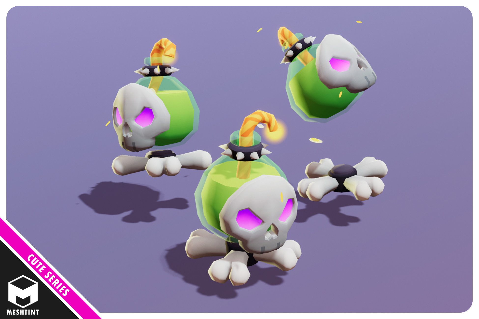 Poison Bomb Cute Series | 3D 캐릭터 | Unity Asset Store