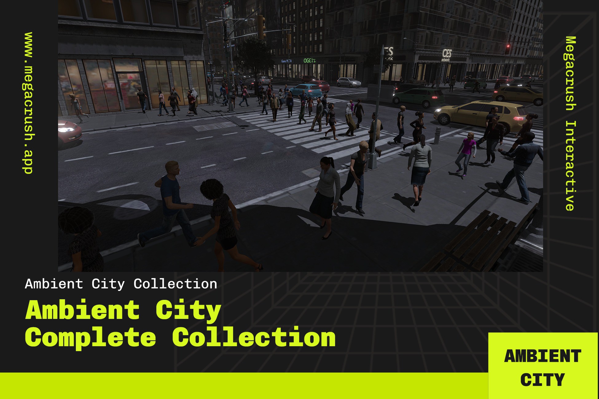 Ambient City Complete Bundle | 3D Humanoids | Unity Asset Store