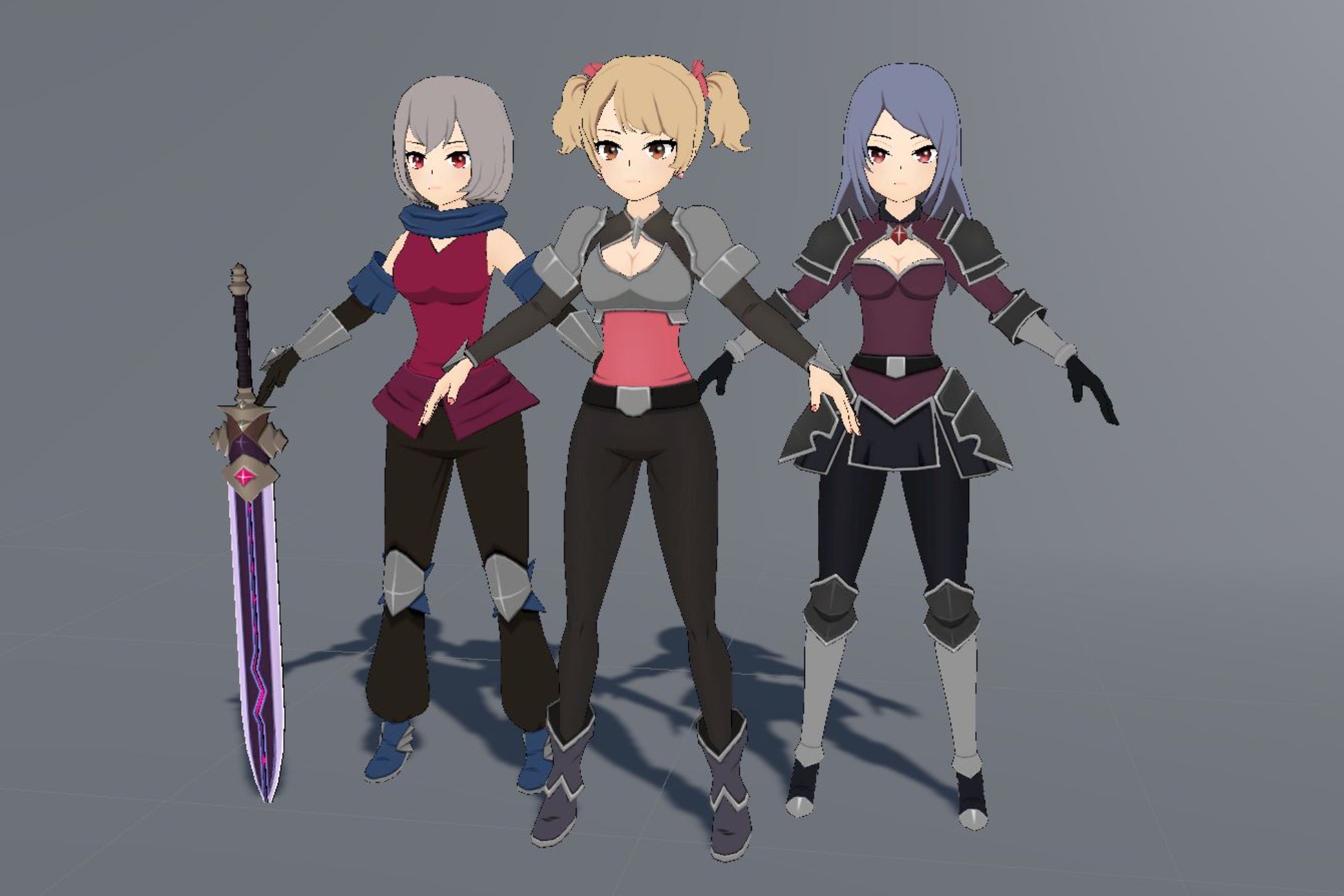 3D Anime Mature - Pack 05 # | キャラクター | Unity Asset Store