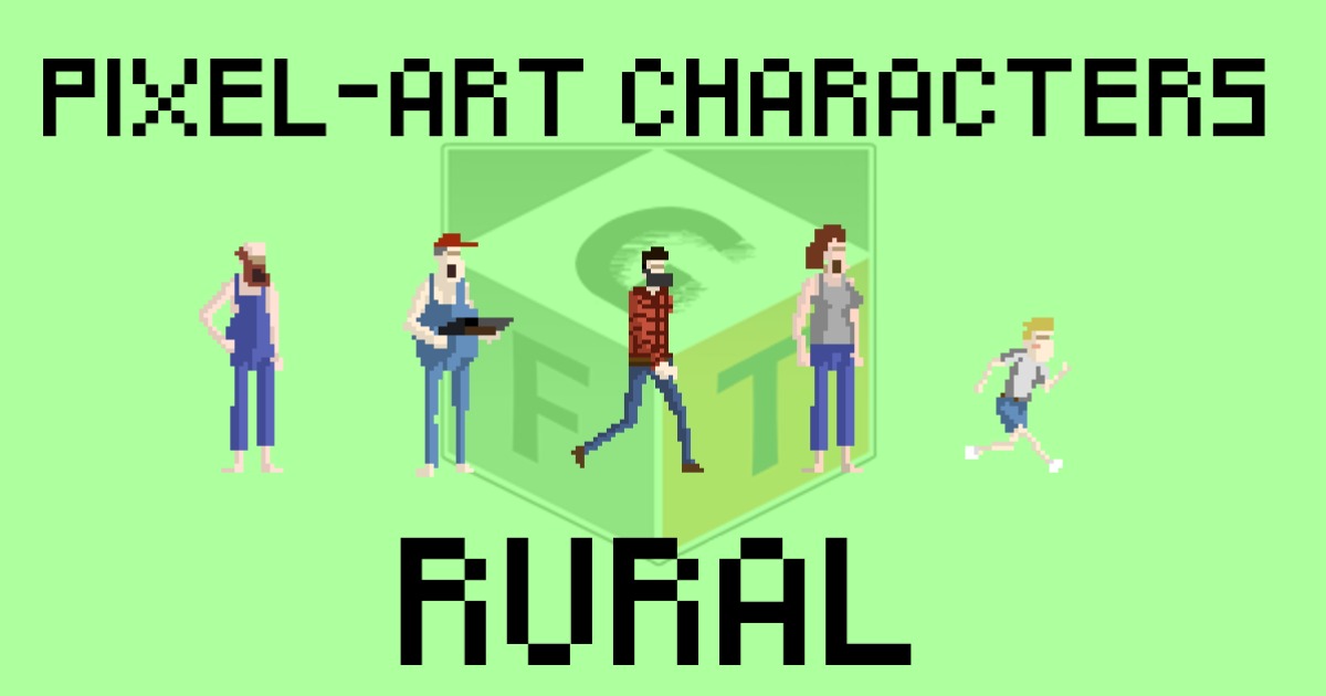 Pixel Art Characters - Rural pack | 2D Characters | Unity Asset Store