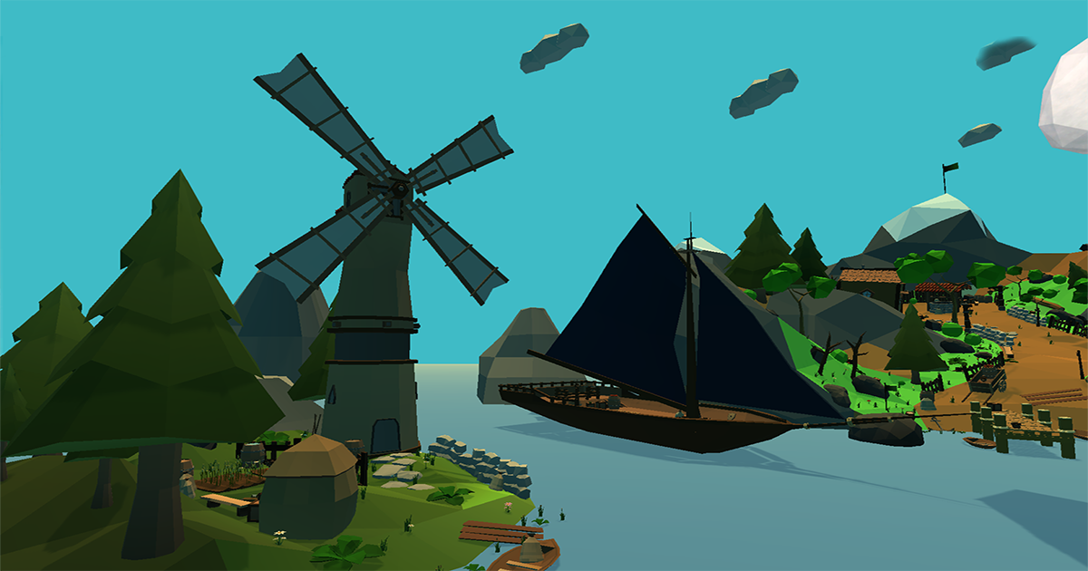 Low Poly Island Village Assets | 3D Exterior | Unity Asset Store